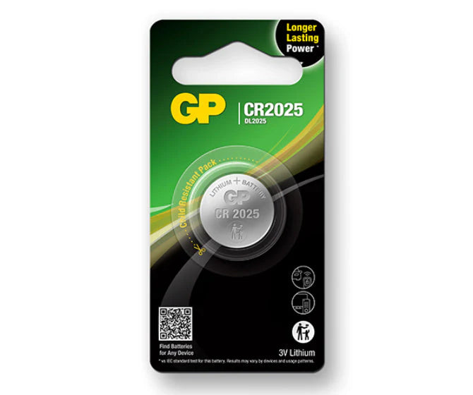 GP Batteries CR2025 3V Battery – Trusted by Car Experts